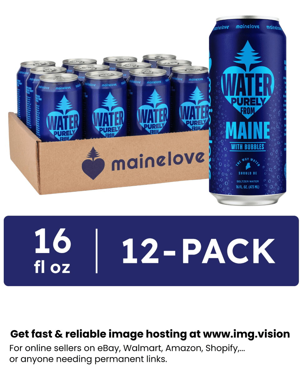 mainelove With Bubbles Sparkling Seltzer Water, 16 fl oz Aluminum Can ...