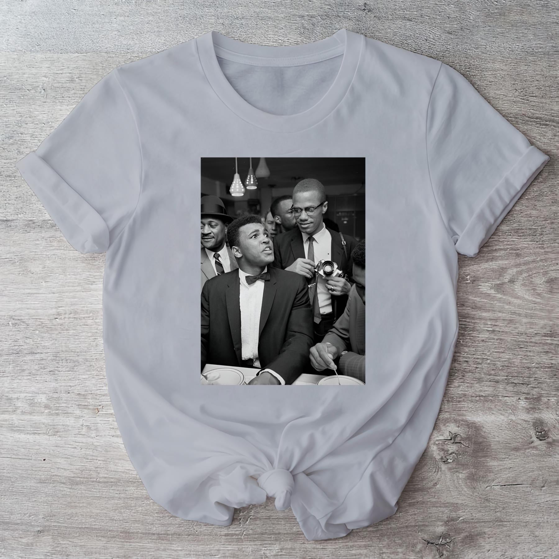 malcolm x Muhammad ali T-Shirt-TH42326 - Walmart.com