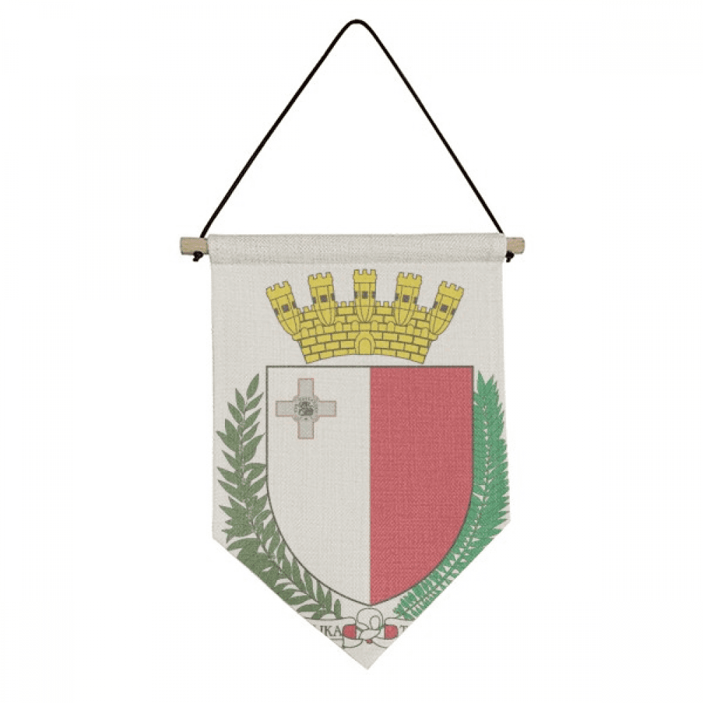 malta eu national emblem Canvas Flag Hanging Wall Art Decor Banner ...