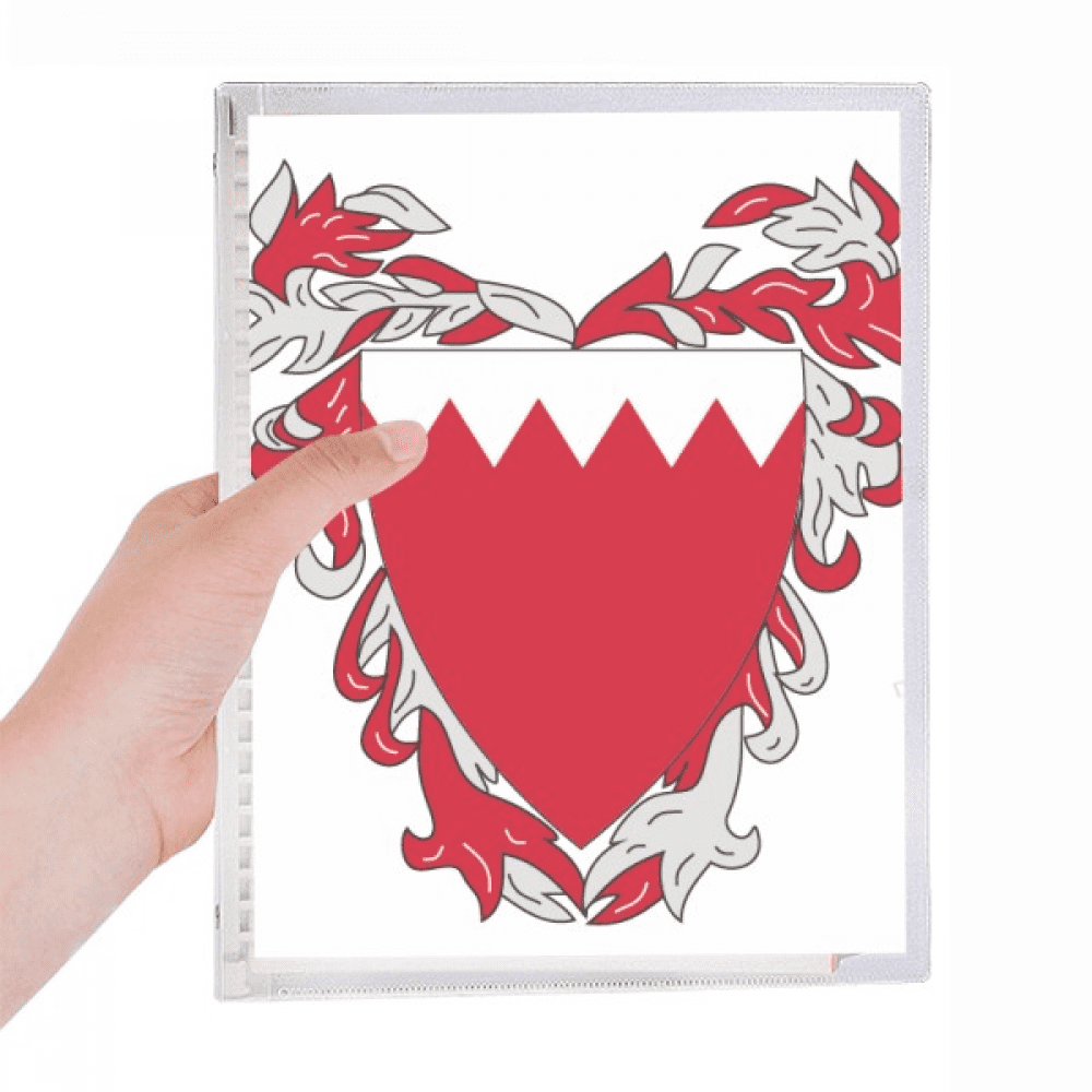 manama bahrain national emblem notebook loose diary refillable journal ...