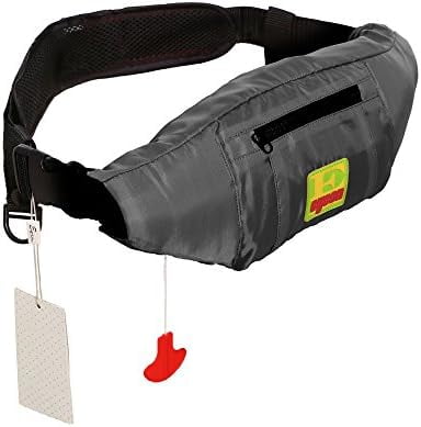 manual inflatable belt pack waist pouch pack pfd inflate life jacket ...