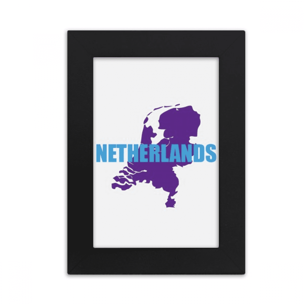 map netherlands euan windll desktop photo frame picture display art ...