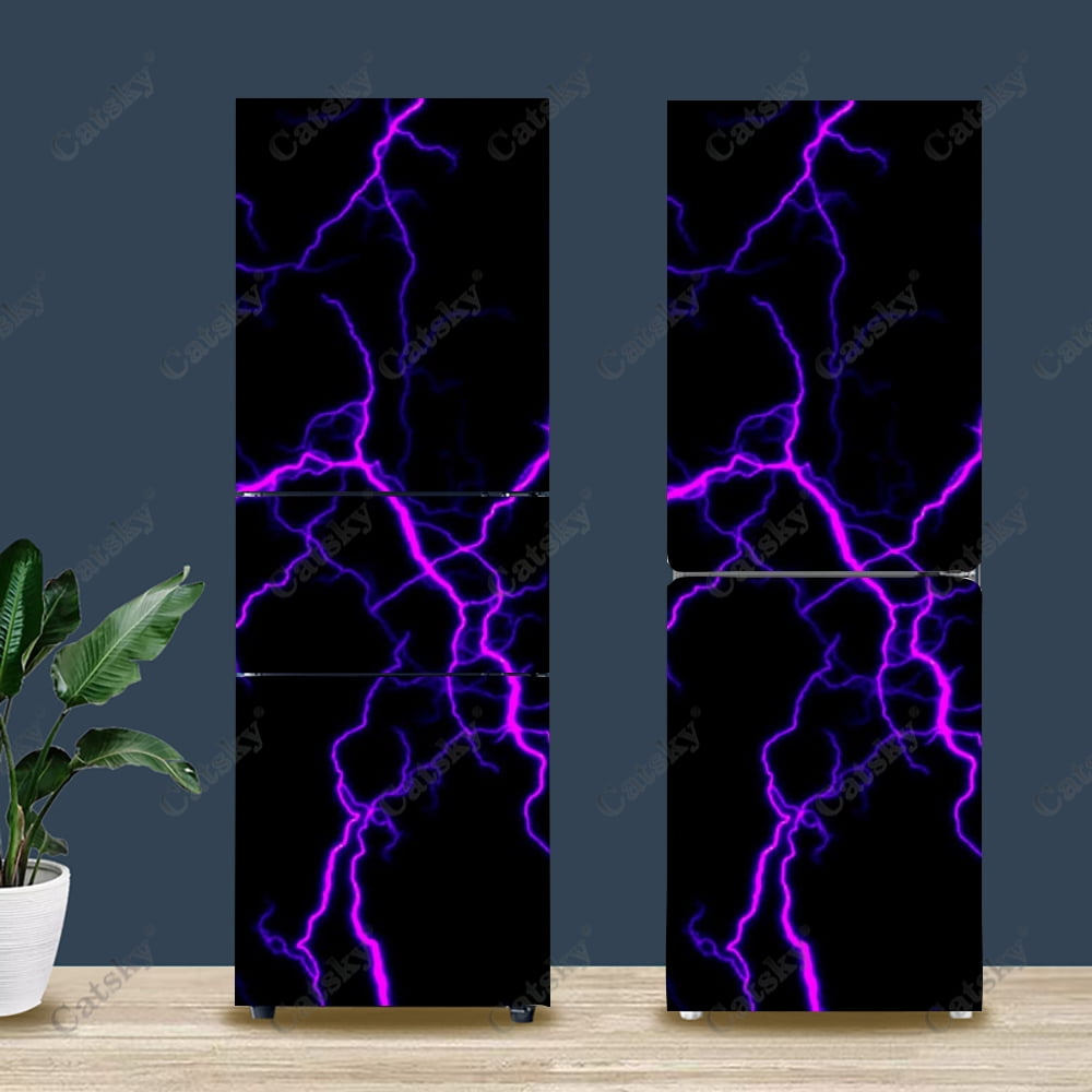 marble Colored pattern Refrigerator Sticker Home Decor Kitchen Mural ...