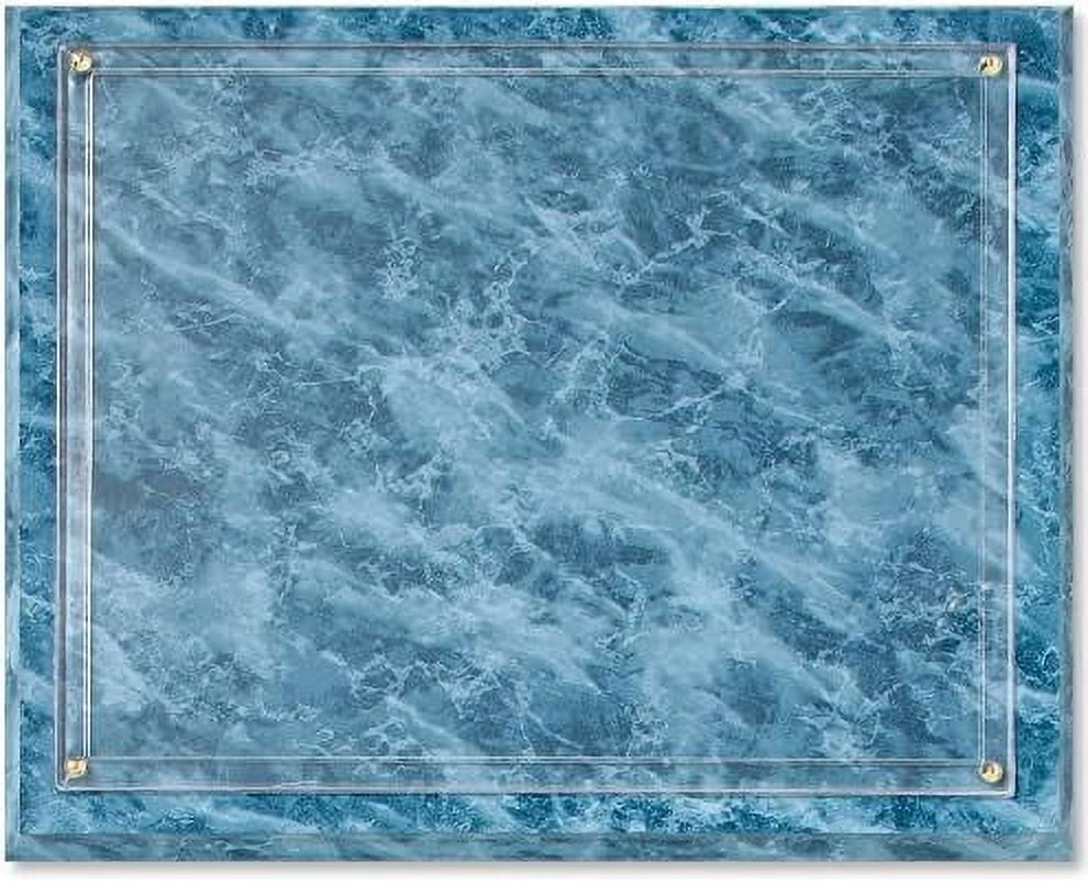Marbled Blue Wood Slide-In Certificate Wall Plaque, 11.25 x 13.75 ...