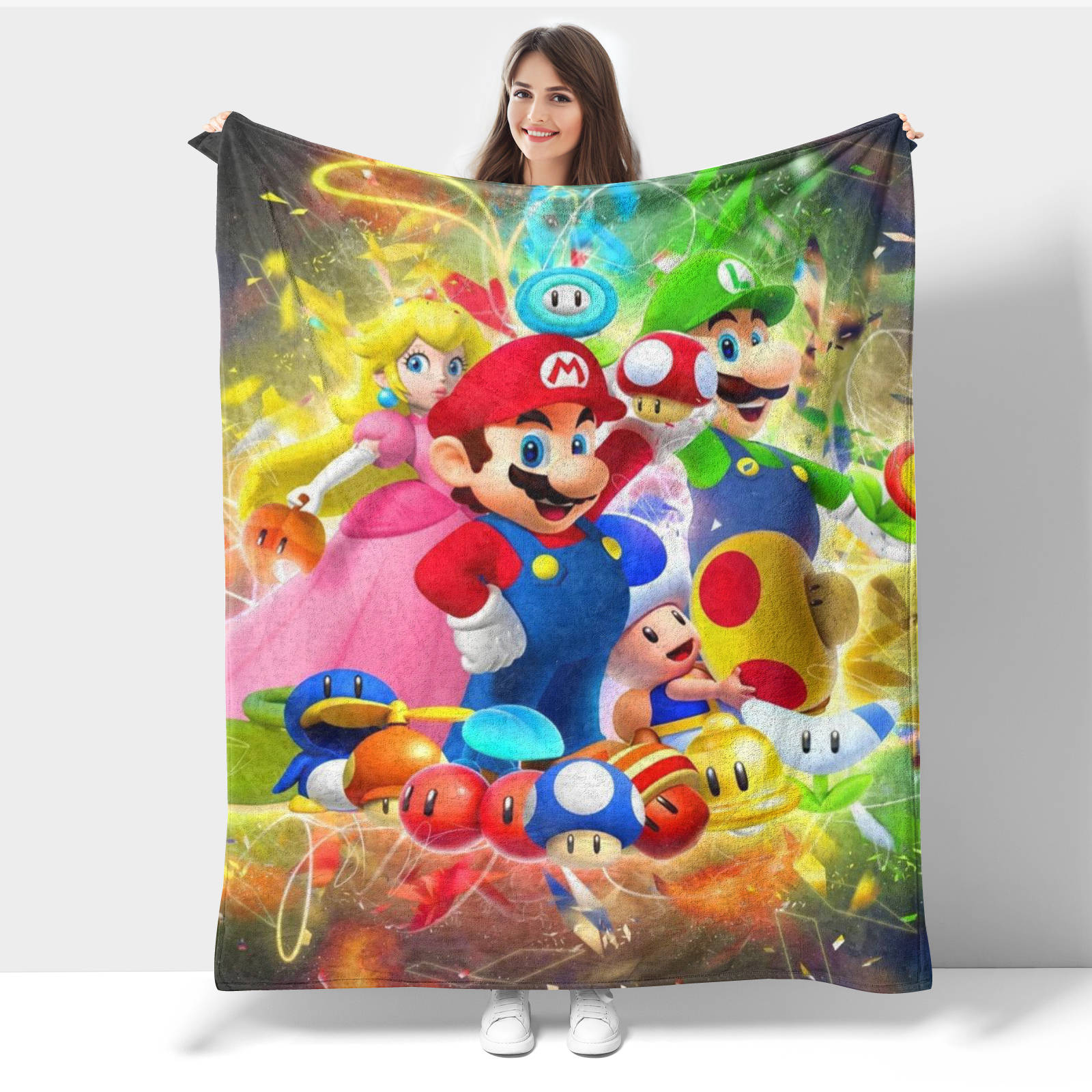 mario 60IN*50IN Blanket - Walmart.com