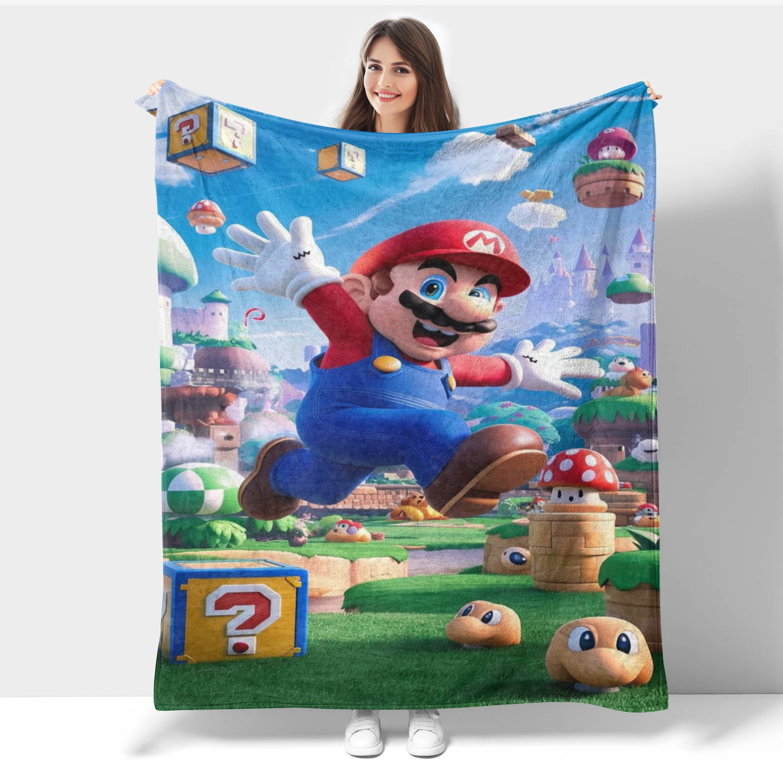 mario 60IN*50IN Blanket - Walmart.com