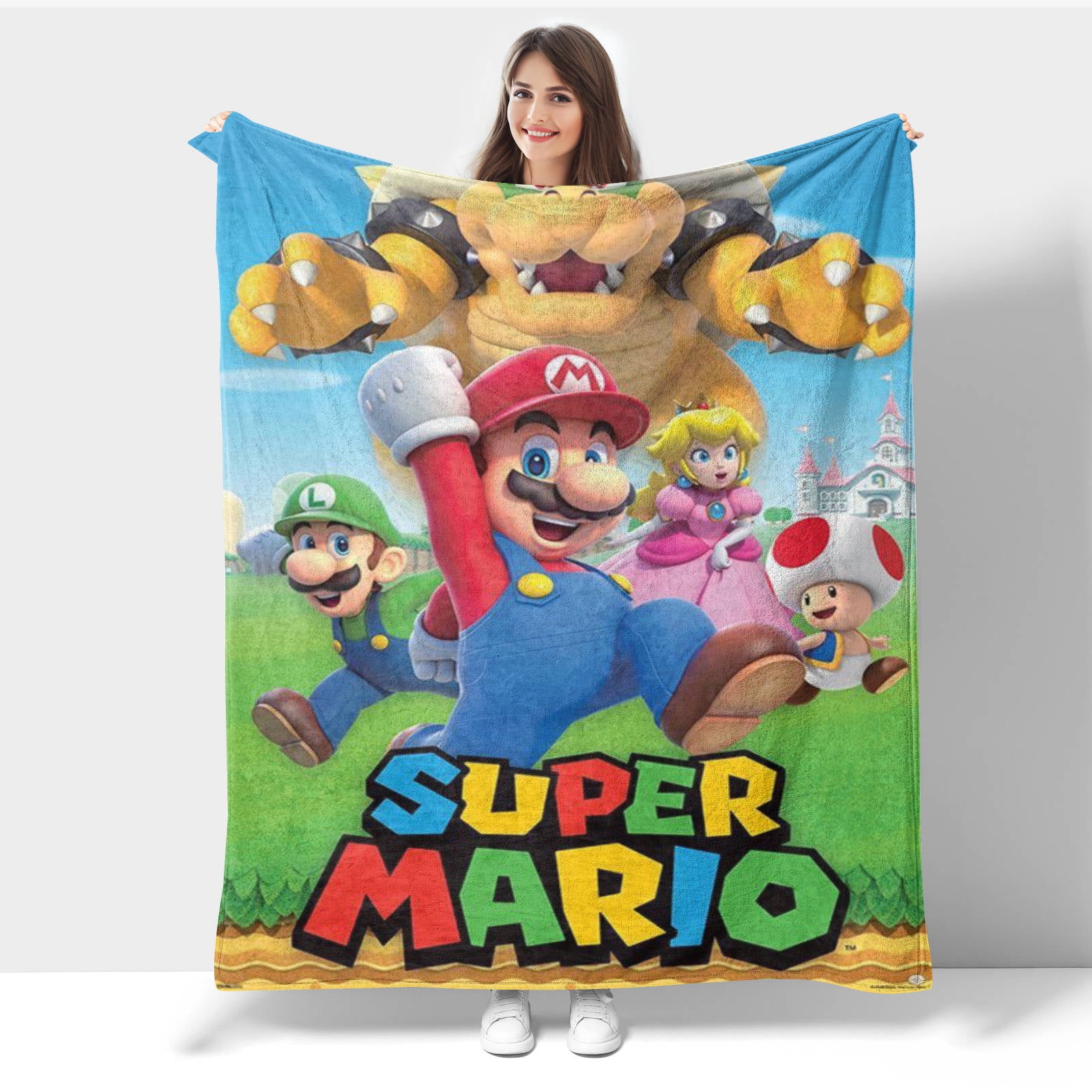 mario 80IN*60IN Blanket - Walmart.com