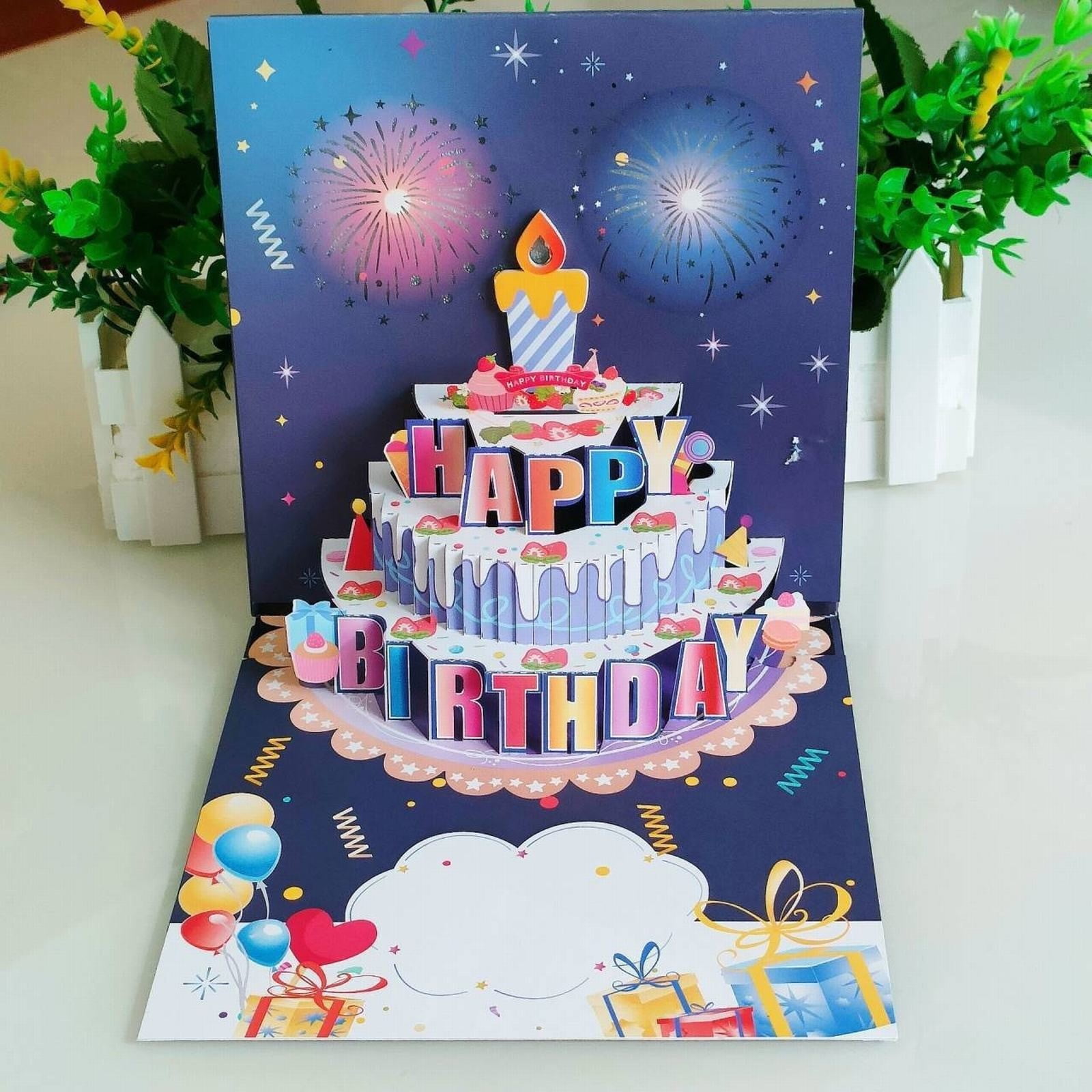 marioyuzhang Birthday Cards Happy Birthday Music Lighting Three ...