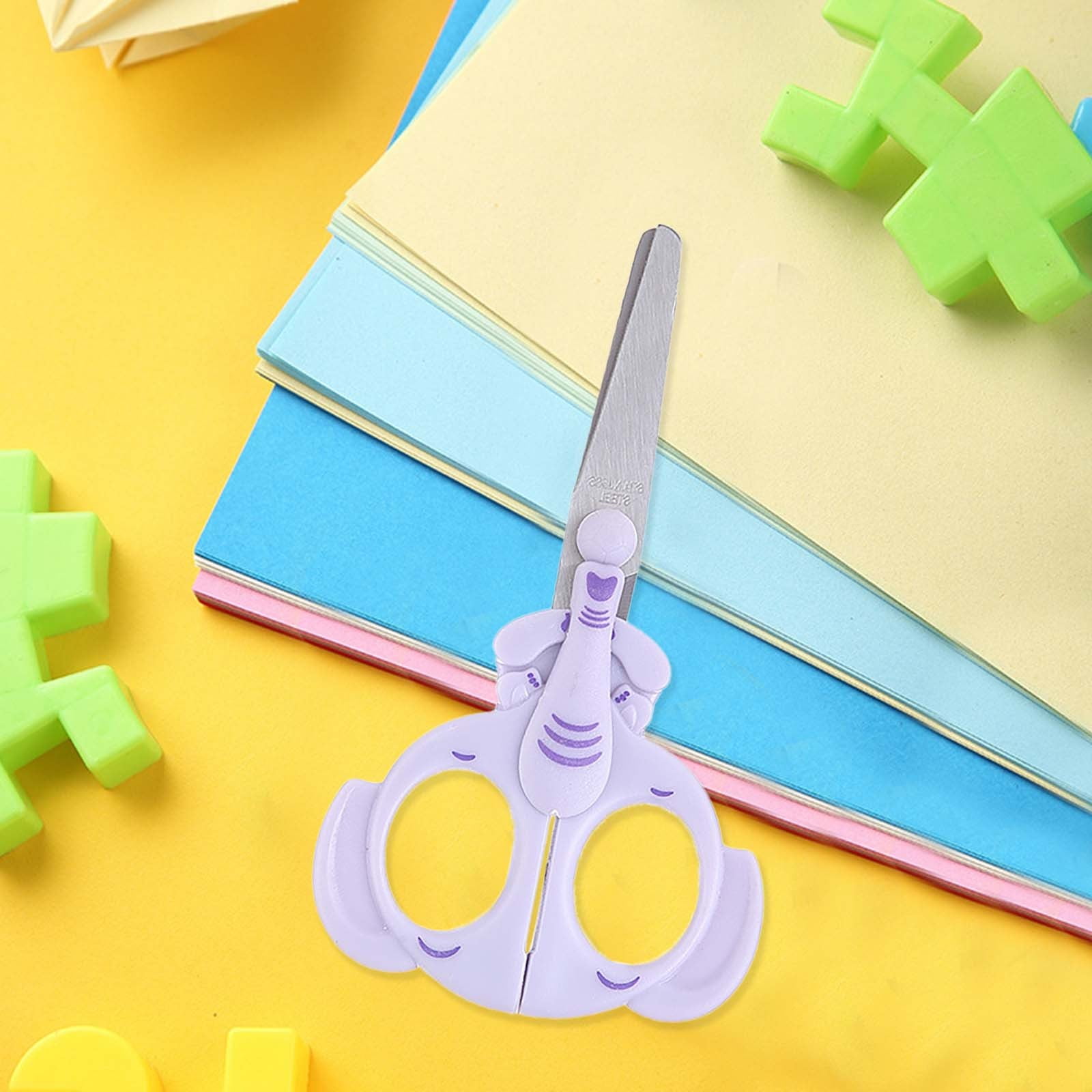 marioyuzhang Cartoon Animals,Scissors For Kids Blunt Scissors Small ...