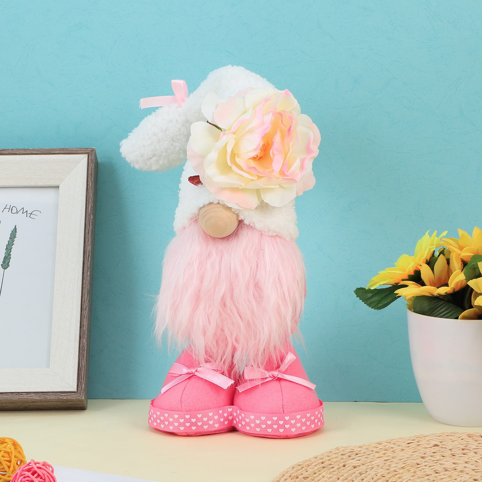 marioyuzhang Christmas DecorationsGoblin Doll Plush Dwarf Knit Hat ...