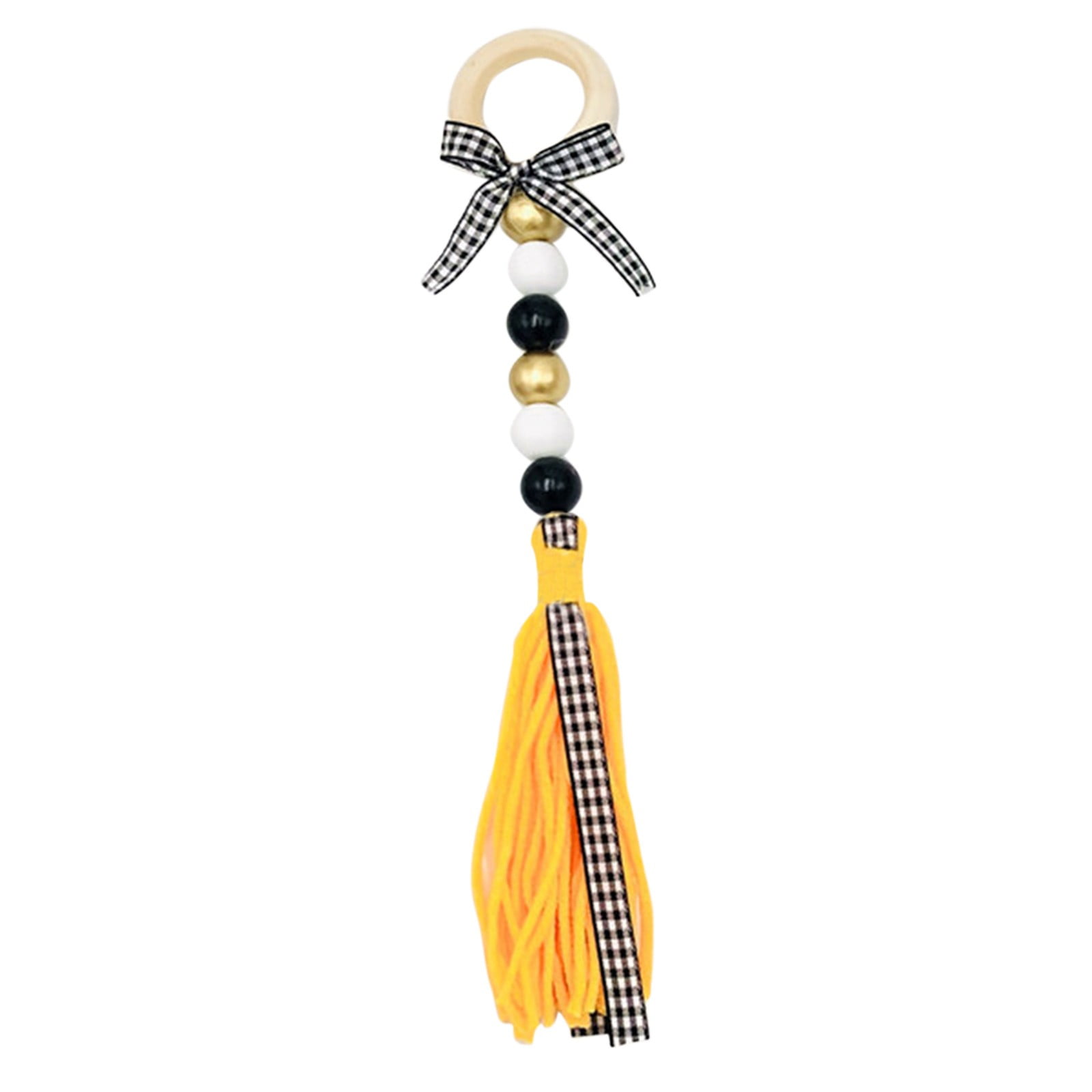 marioyuzhang Graduation Season Tassel Wood Bead String DIY Hanging ...