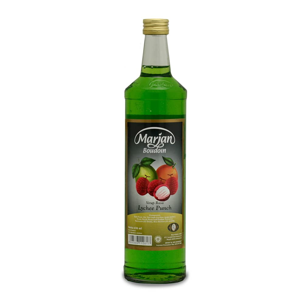 marjan sirup rasa leci (lychee punch syrup) - 15.5fl oz - Walmart.com