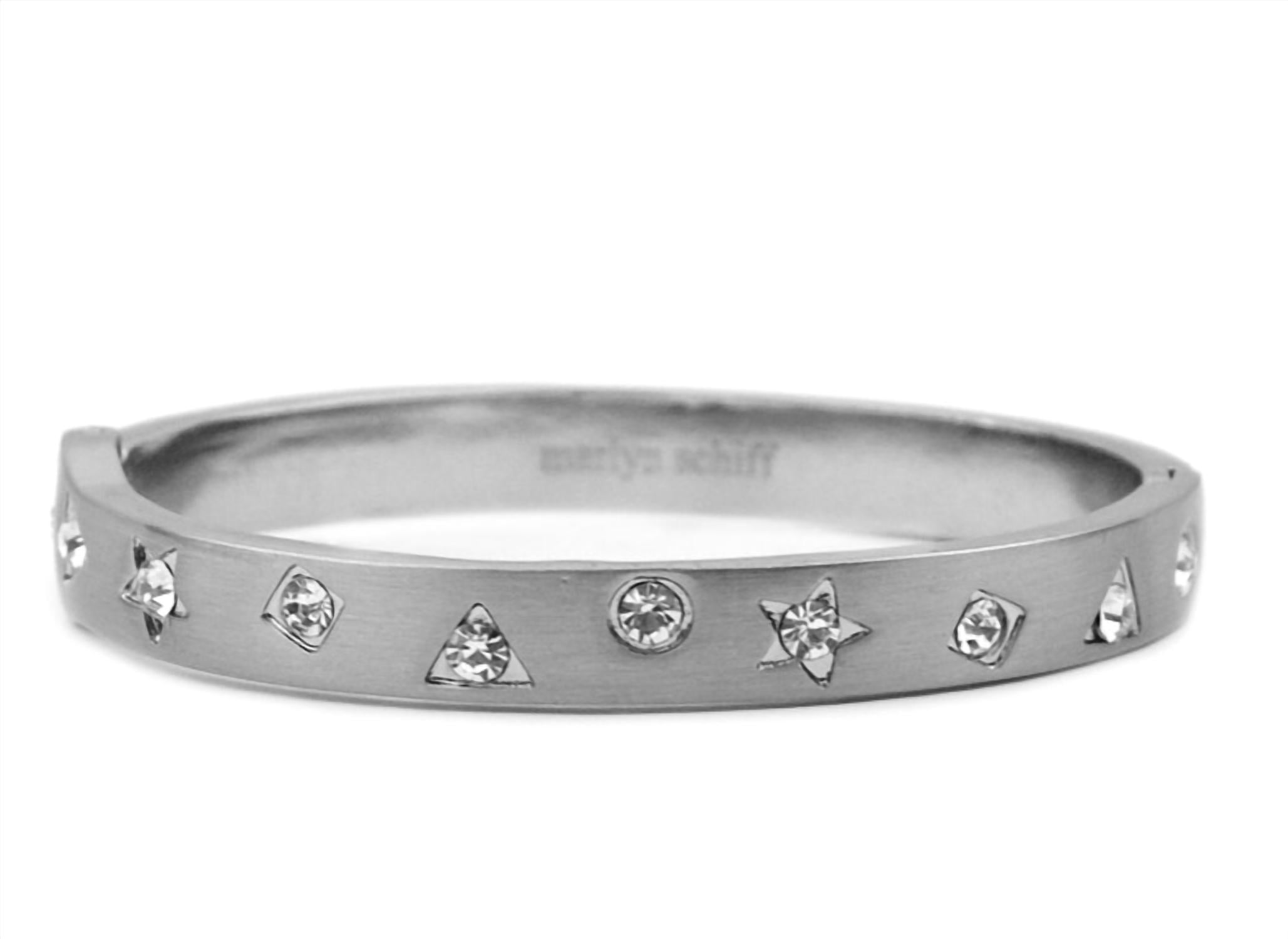 Marlyn Schiff Multi Shape Metal Hinge Bangle - Walmart.com