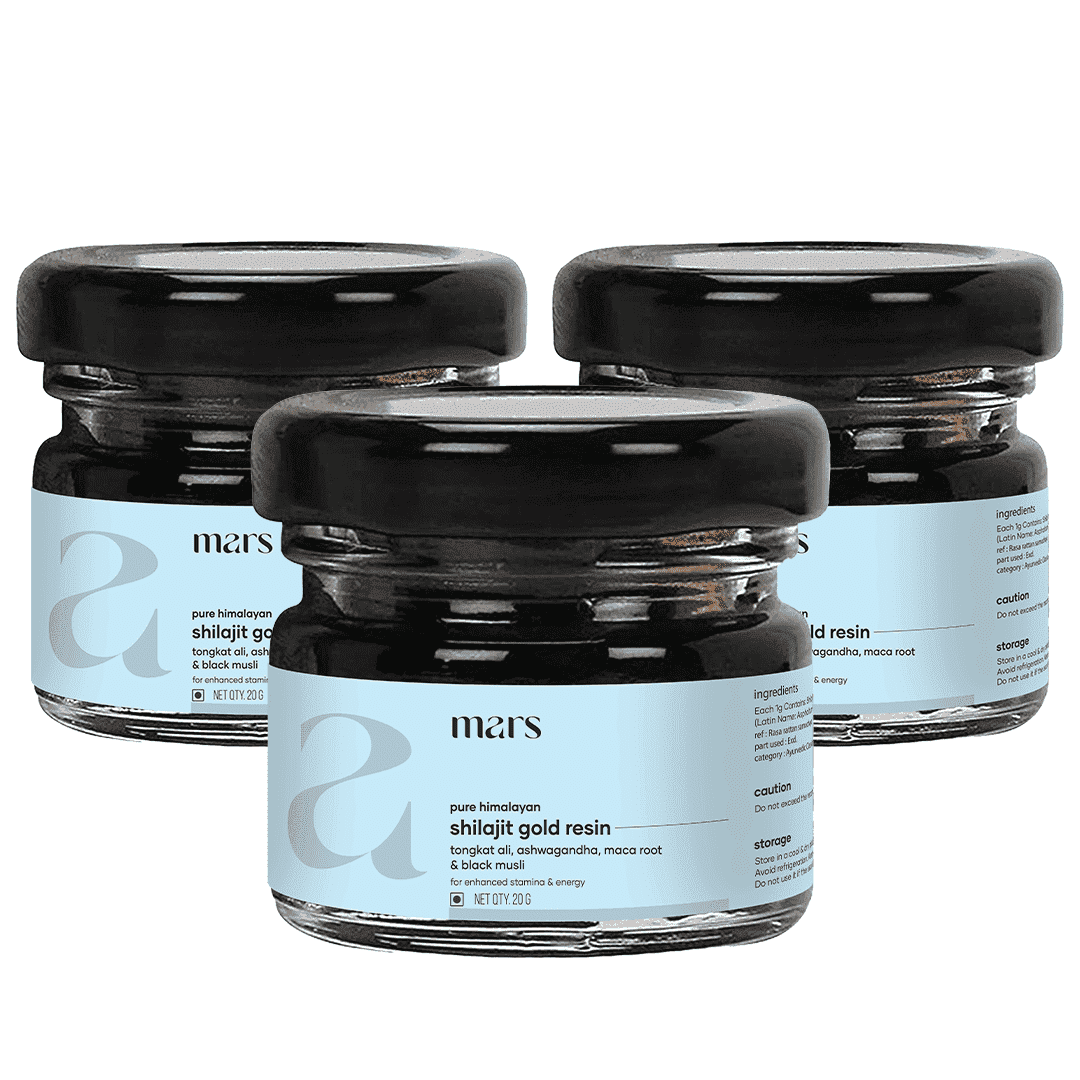 mars by GHC Pure Himalayan Shilajit Gold Resin - 60g | Organic Shilajit ...
