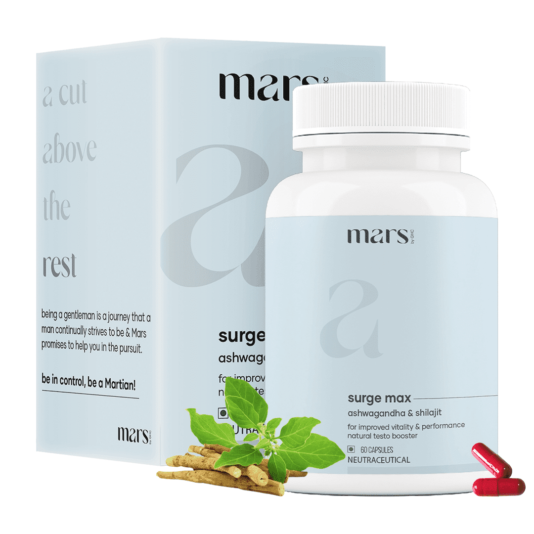 Mars by GHC Surge Max Organic Mood Support Herb: Ashwagandha, Shilajit ...
