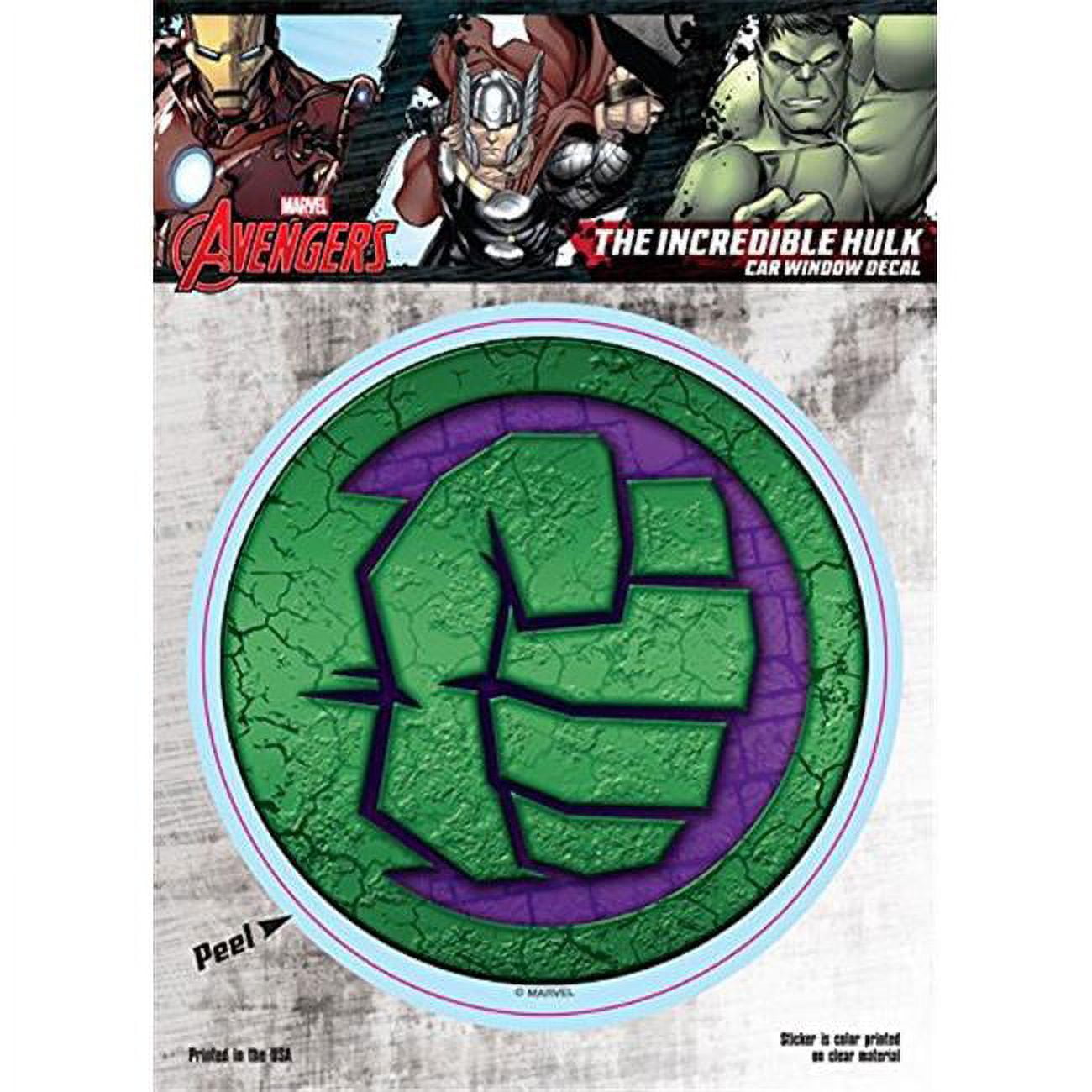 Hulk Fist Decal - Walmart.com