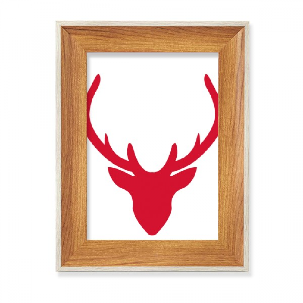 mas Elk Avatar Red Festival Desktop Wooden Photo Frame Display Picture ...
