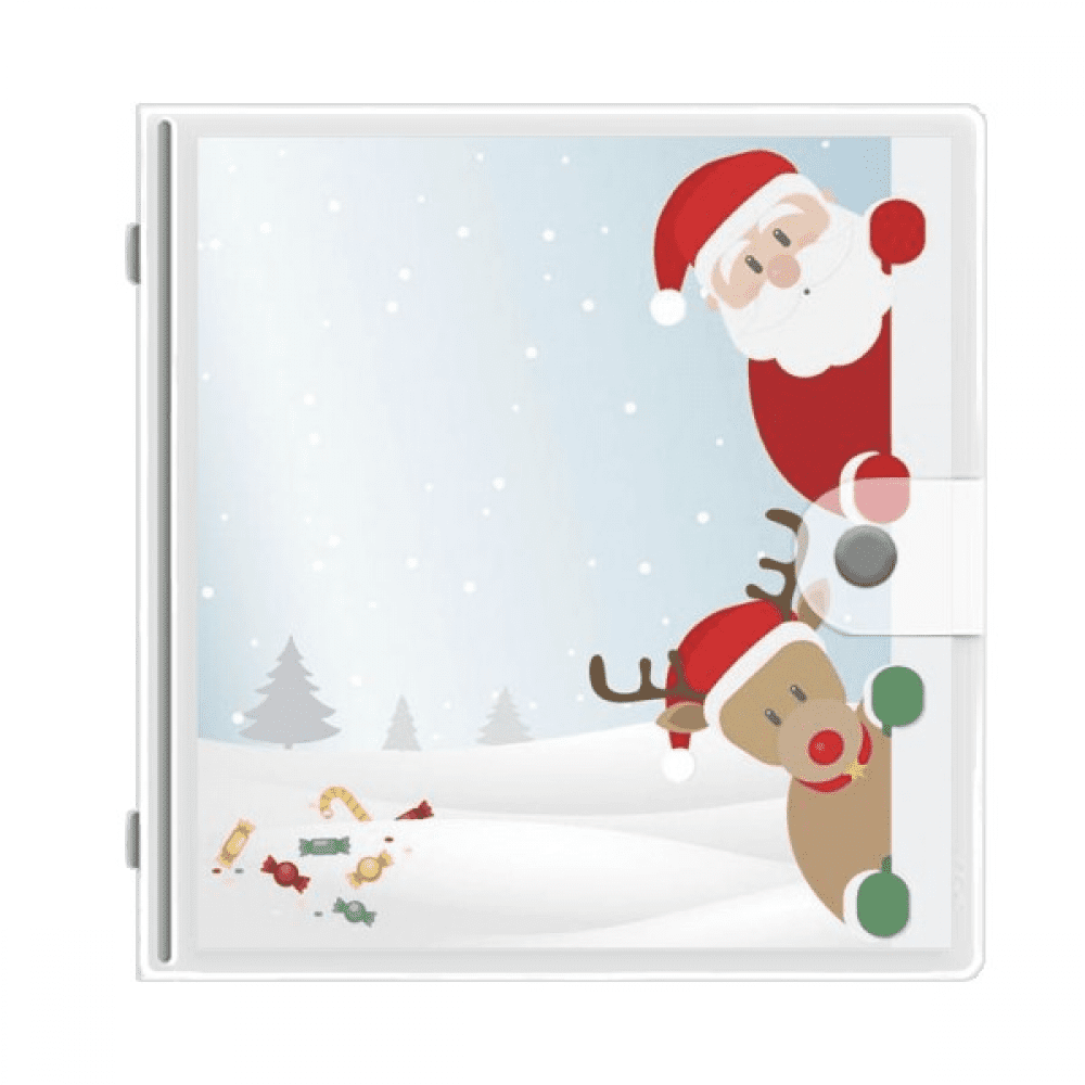 mas Santa Claus Elk Peep New Year Photo Album Wallet Wedding Family 4x6 ...