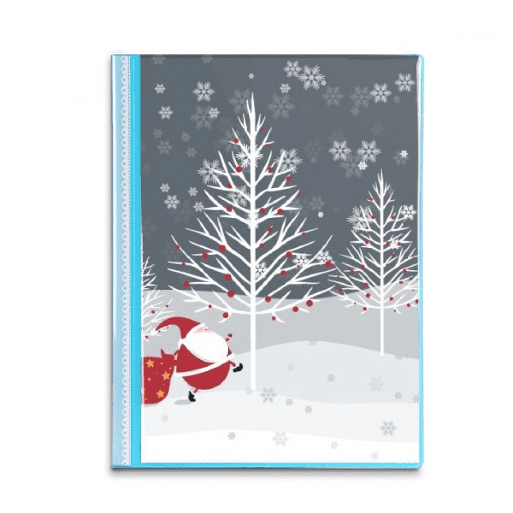 mas Santa Claus Snowflake Tree Book Sheet Protectors Portfolio Binder ...