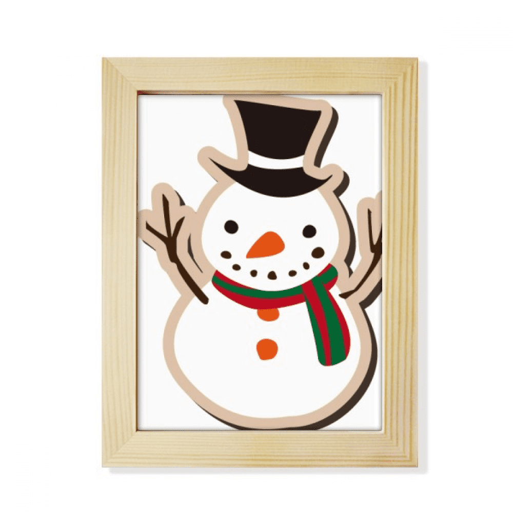mas Snowman Cartoon Festival Desktop Adorn Photo Frame Display Art ...