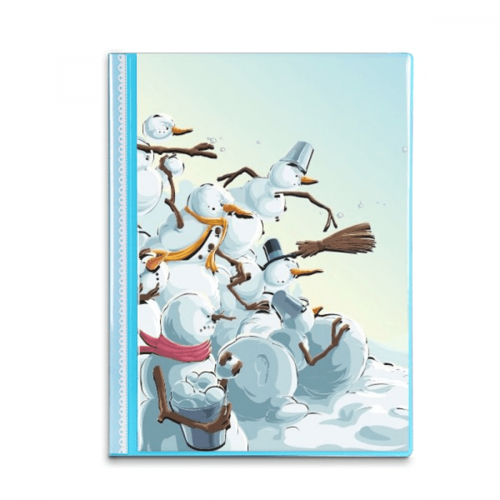 mas Snowman Painting Festival Book Sheet Protectors Portfolio Binder ...