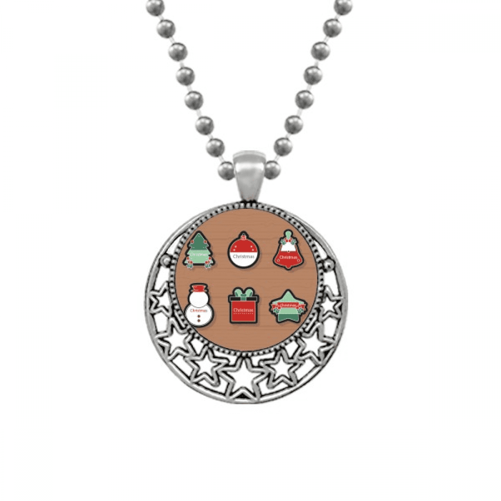 mas Symbol mas Cartoon Icon Necklaces Pendant Retro Moon Stars Jewelry ...
