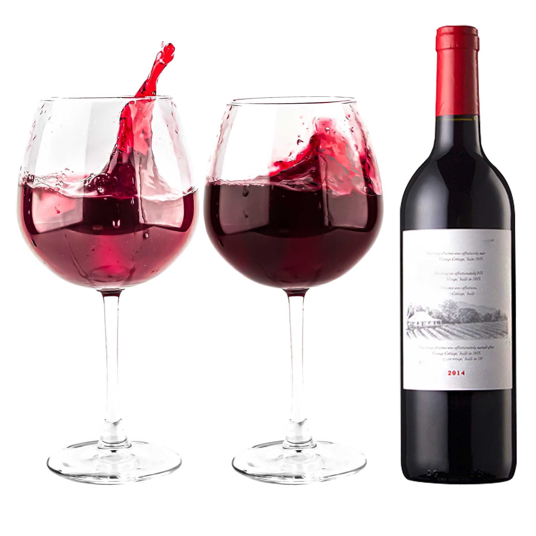 the mask el turko Huge Wine Glasses Oversized Set of 2 (750ml/25oz ...