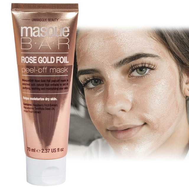 masque BAR Rose Gold Foil Facial Peel Off (70ml/Tube) - Korean Beauty ...