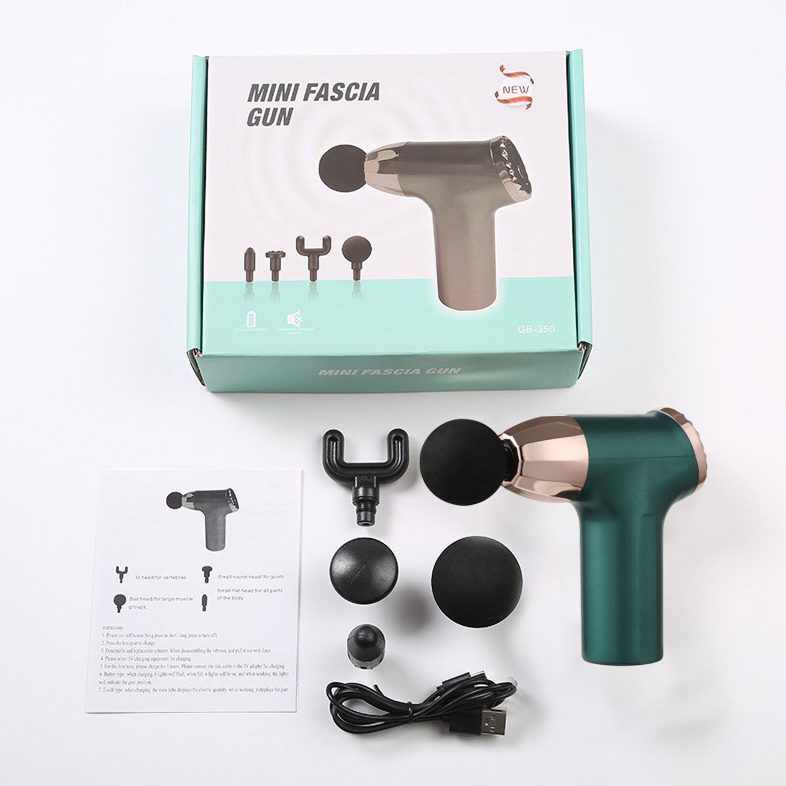 massager electric fisioterapia massage gun health care shiatsu body ...