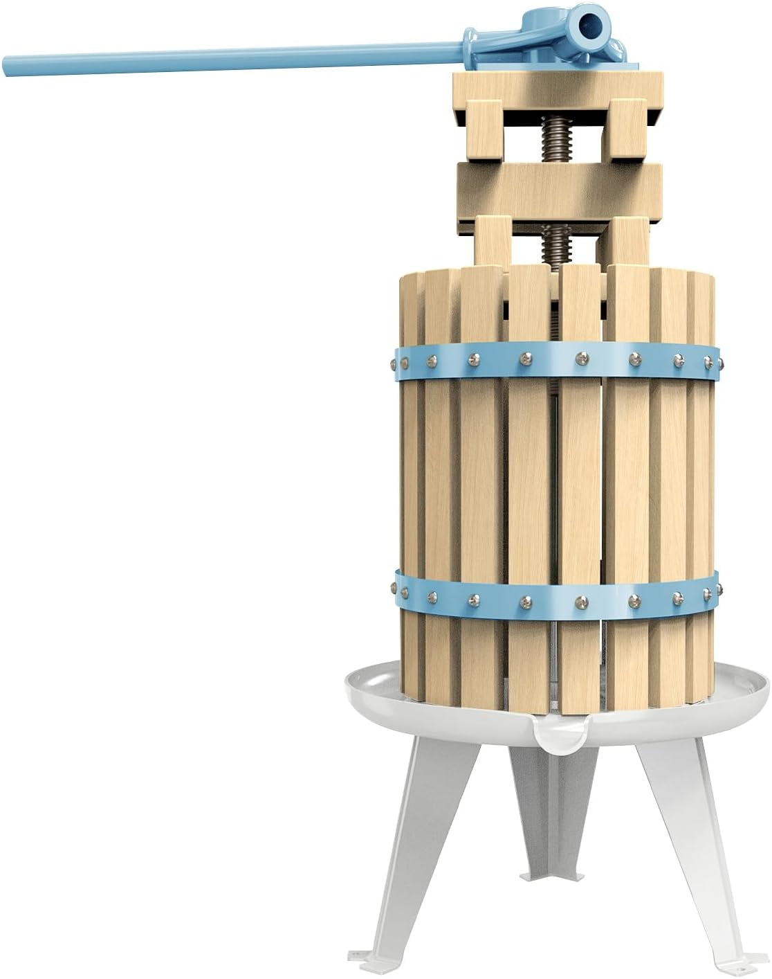 master Fruit Apple Cider Wine Classic Press-Blue-1.6 Gallon/6L-Solid ...