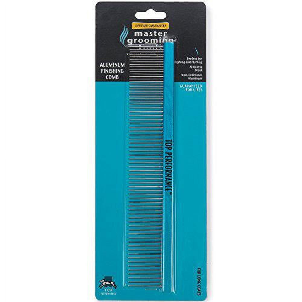 master grooming tools aluminum finishing comb - versatile combs for ...
