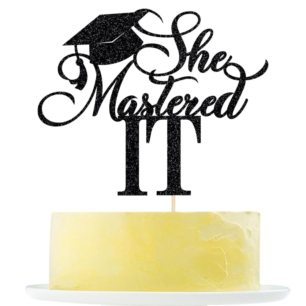 she mastered it Cake Topper 2025 ITL1 High school university ...