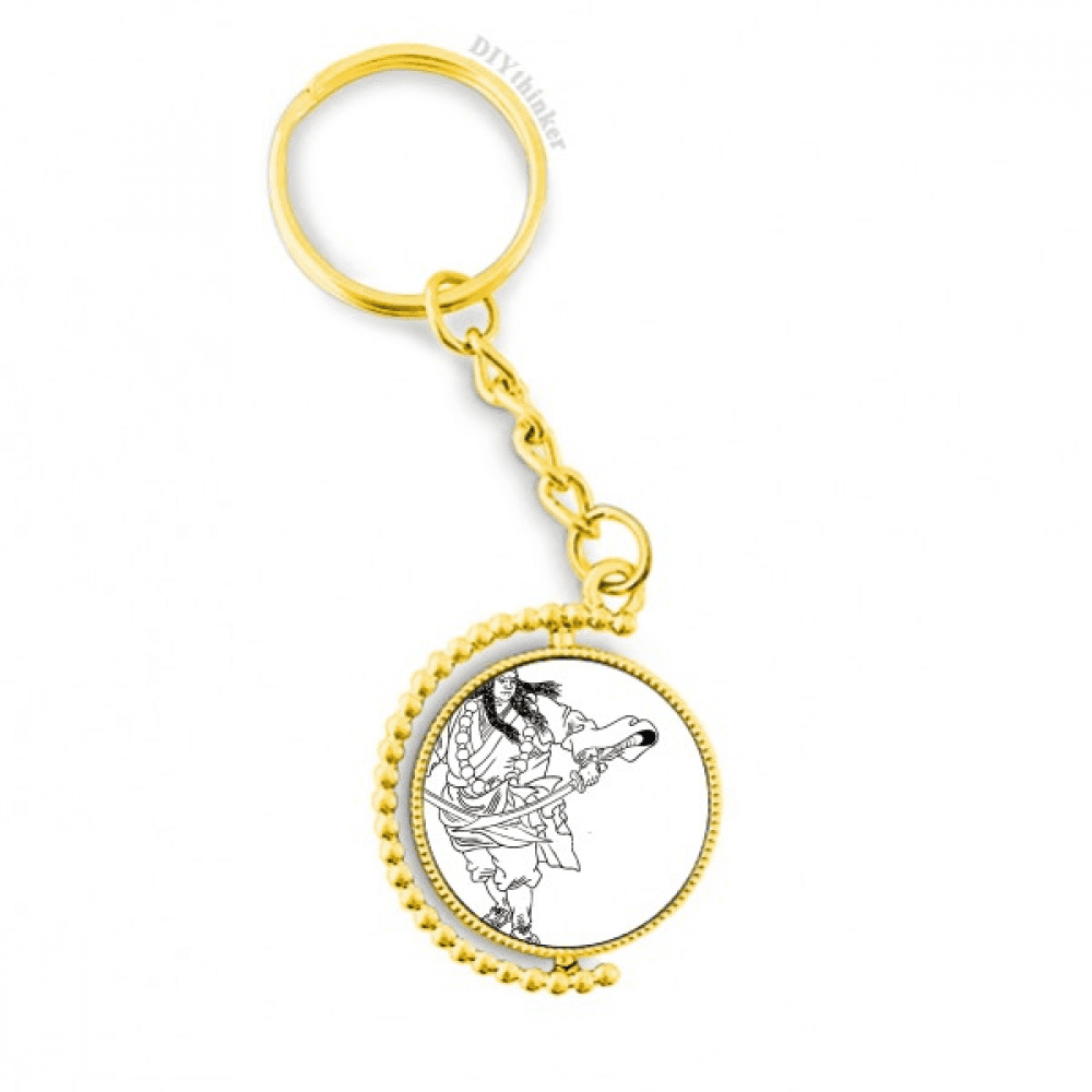 masterpiece the romance chinese figure wusong metal connector key chain ...