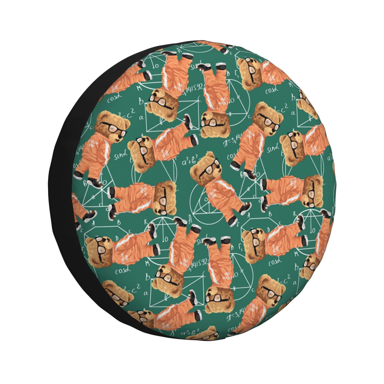 math formula Bear Spare Tire Cover for Trailer Camper RV Truck SUV 14 inch, Waterproof Spare ...