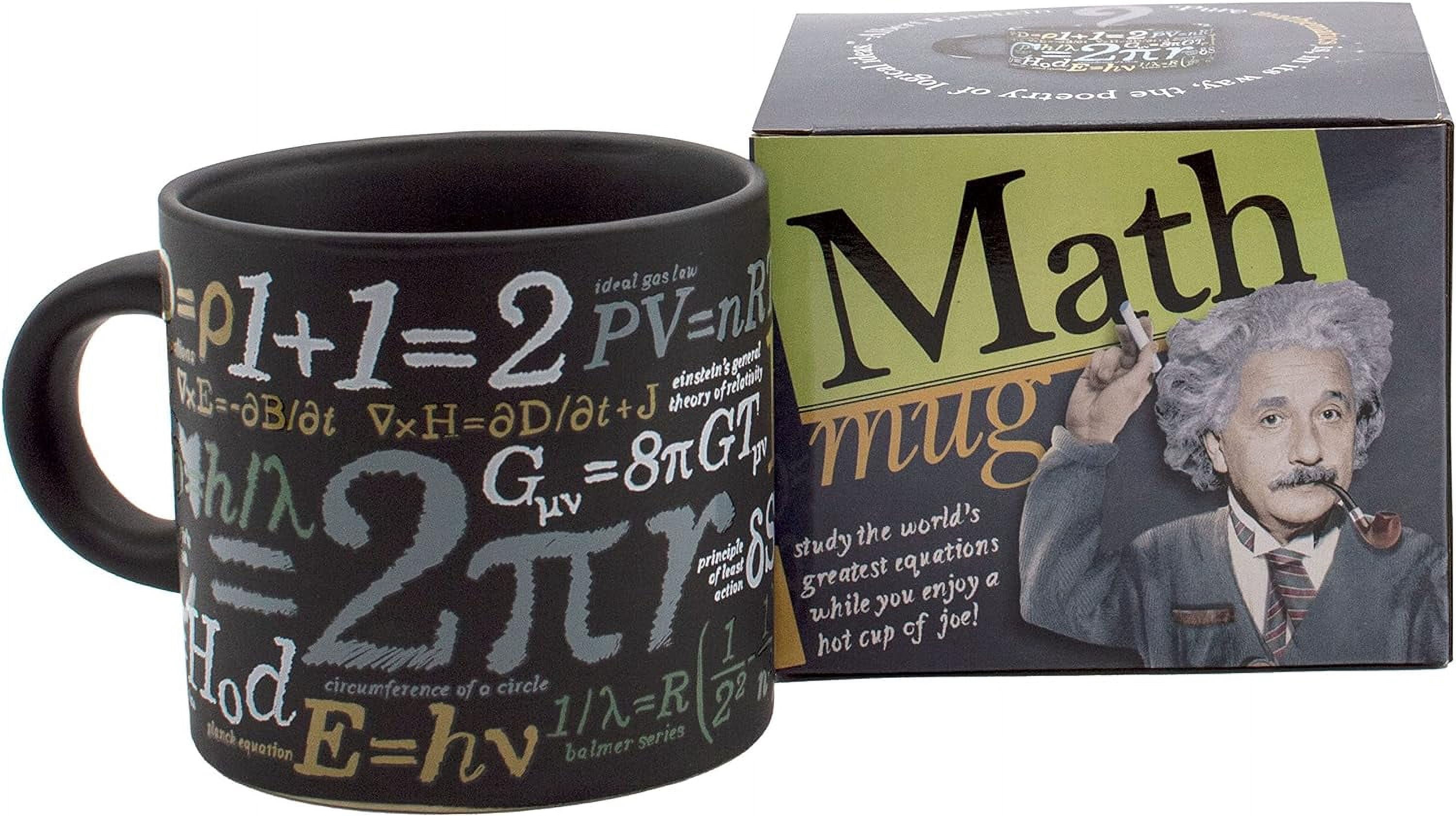 **math mug - sip your coffee while learning famous mathematical ...