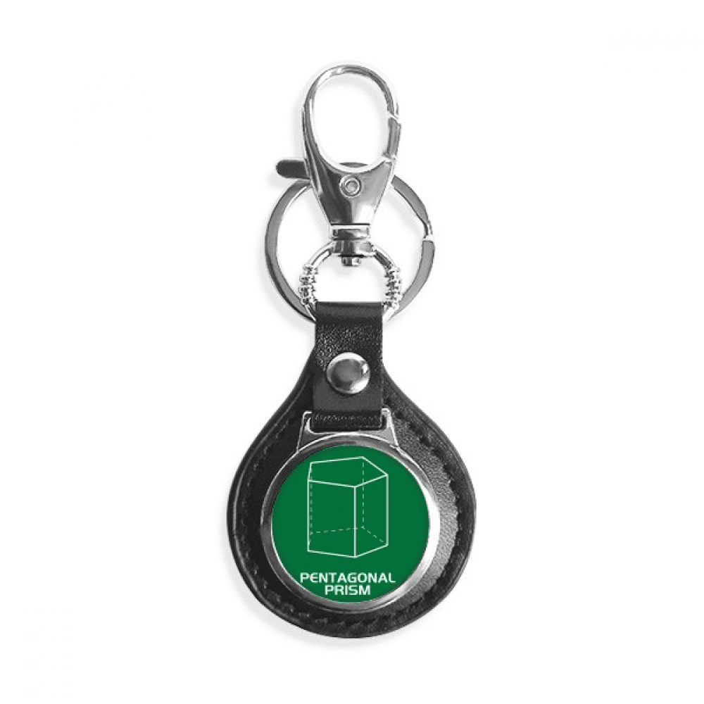mathematical geometric sppentagonal prism key link chain keyholder ...
