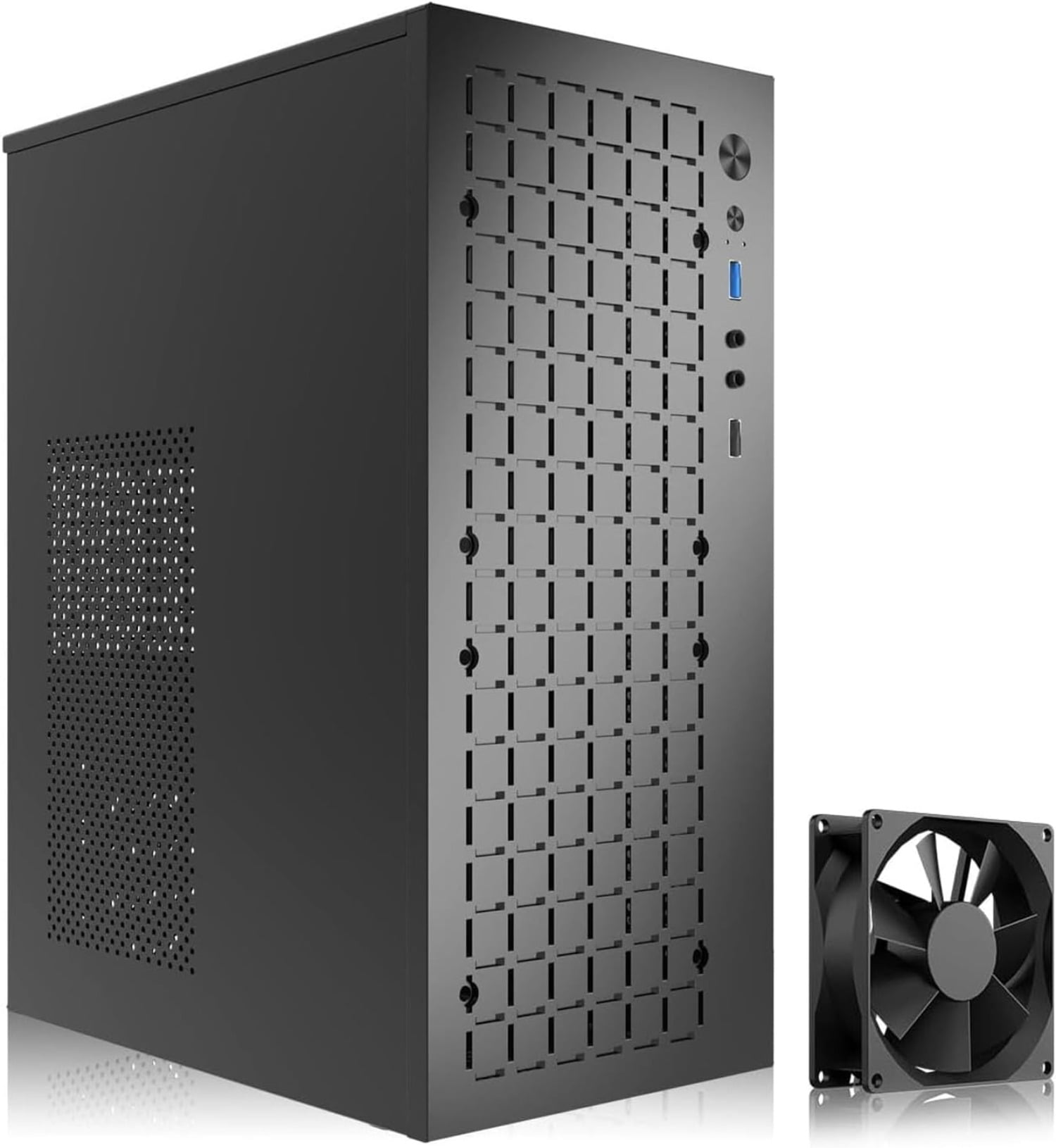 matx case,High Airflow Micro ATX PC Case, Support MATX, Mini-ITX, Micro ...