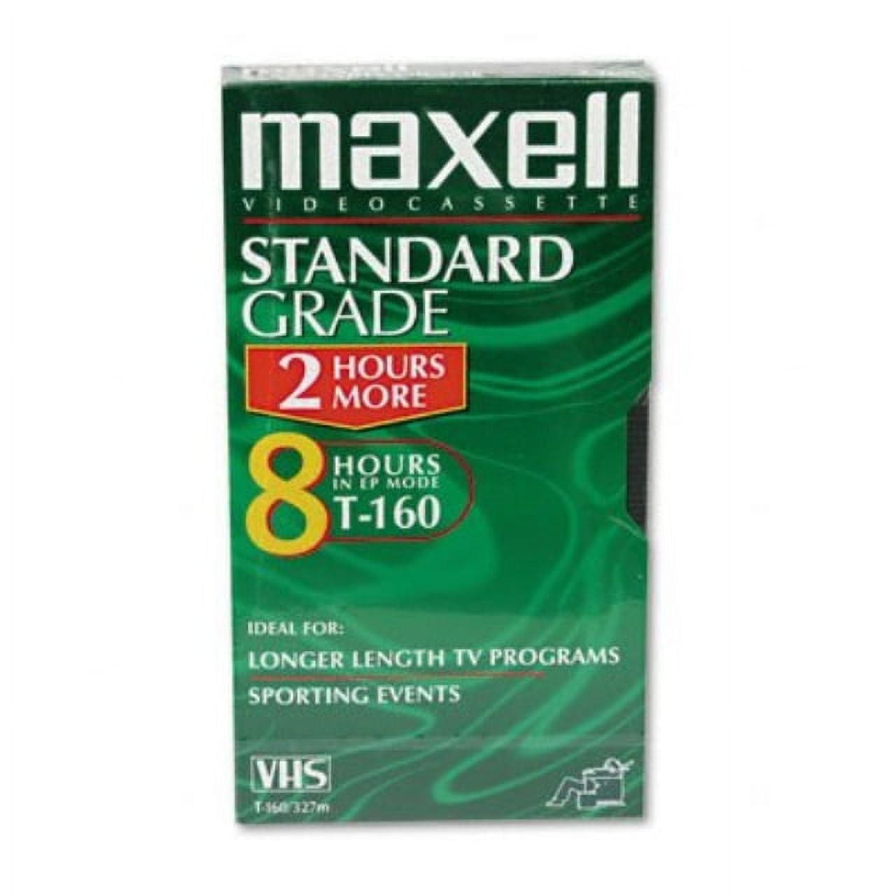 maxell 120 min standard vhs video cass - Walmart.com