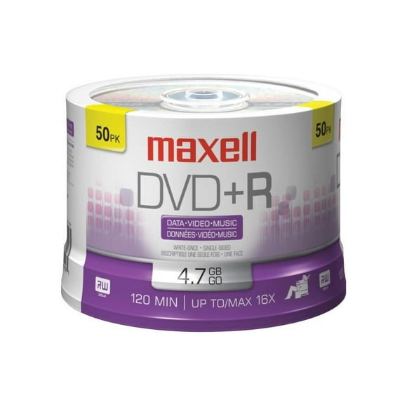 Blank DVD+R Discs in Blank Media - Walmart.com