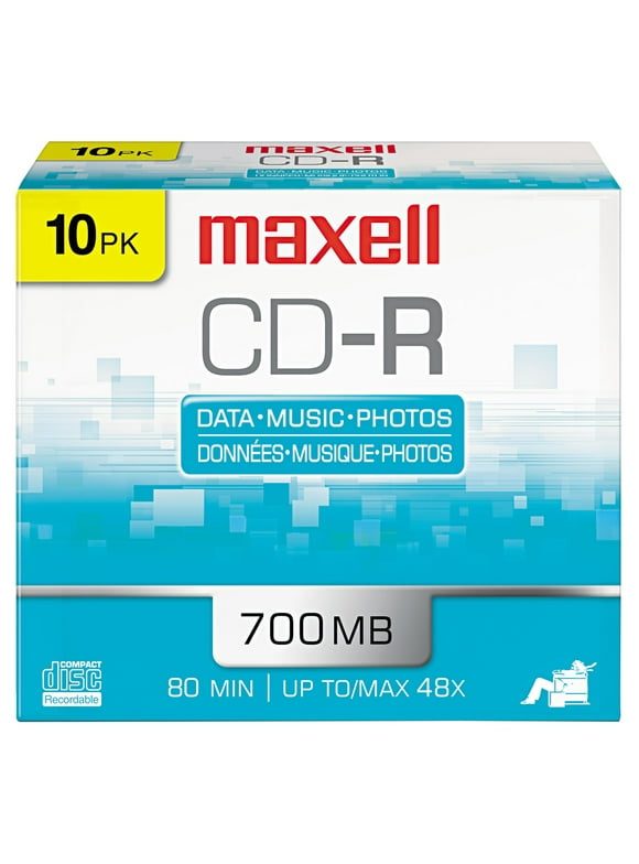 Blank CD-R Discs in Blank Media - Walmart.com