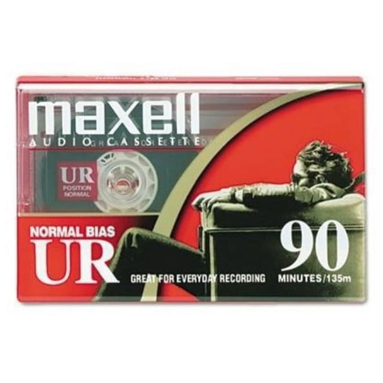 maxell normal bias ur-90 (20-pack) standard size cassettes - Walmart ...