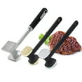 Maxiaoxia 1pc Meat Tenderizer Hammer Dual Side Mallet Tool With