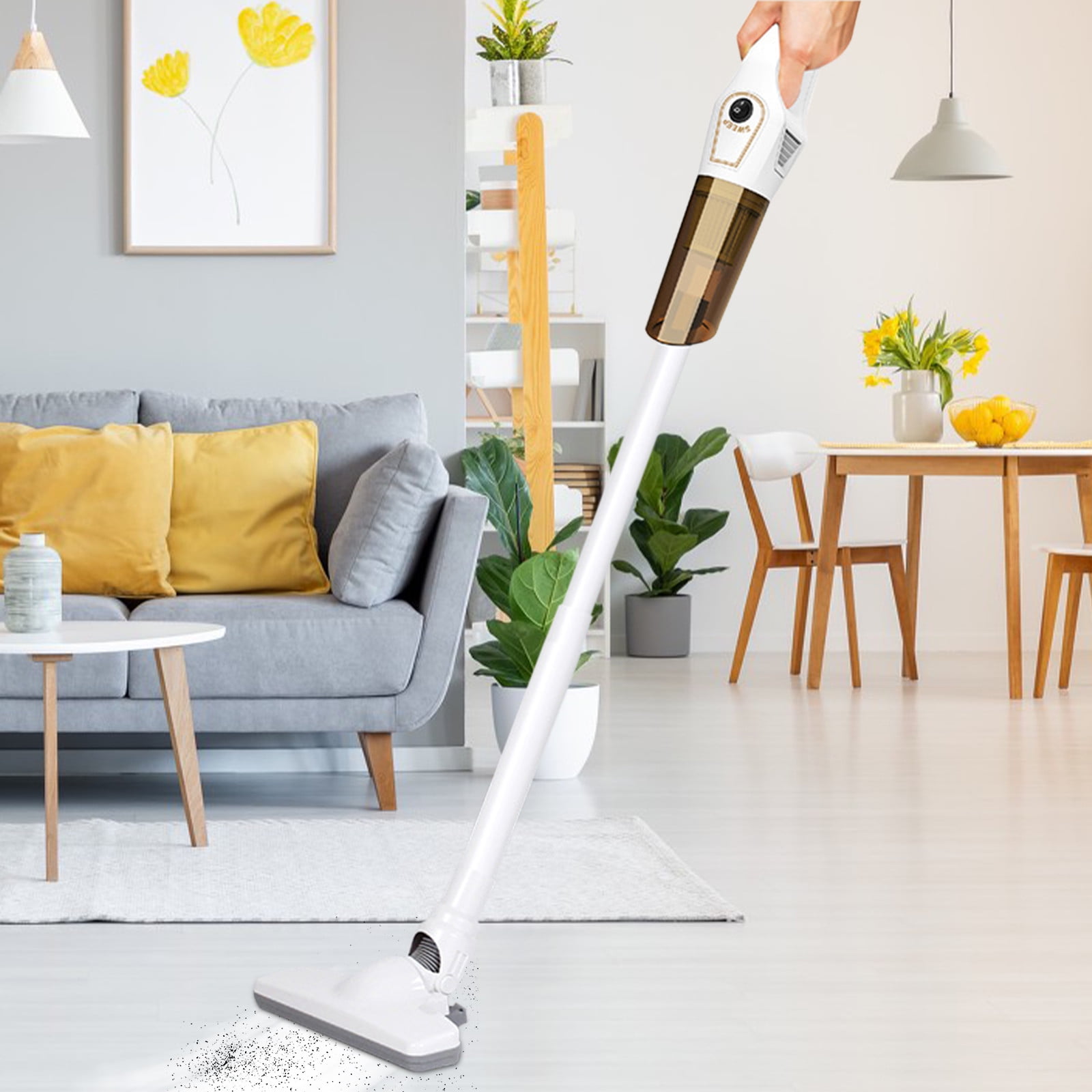 maxiaoxia Cordless Vacuum Cleaner, 120W Stick Vacuum Cleaners 30 Mins ...
