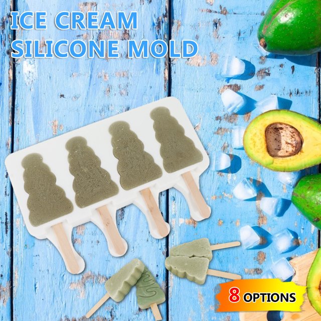 maxiaoxia DIY 4 Homemade Ice Cream Chocolate Candy With 20 Wooden ...