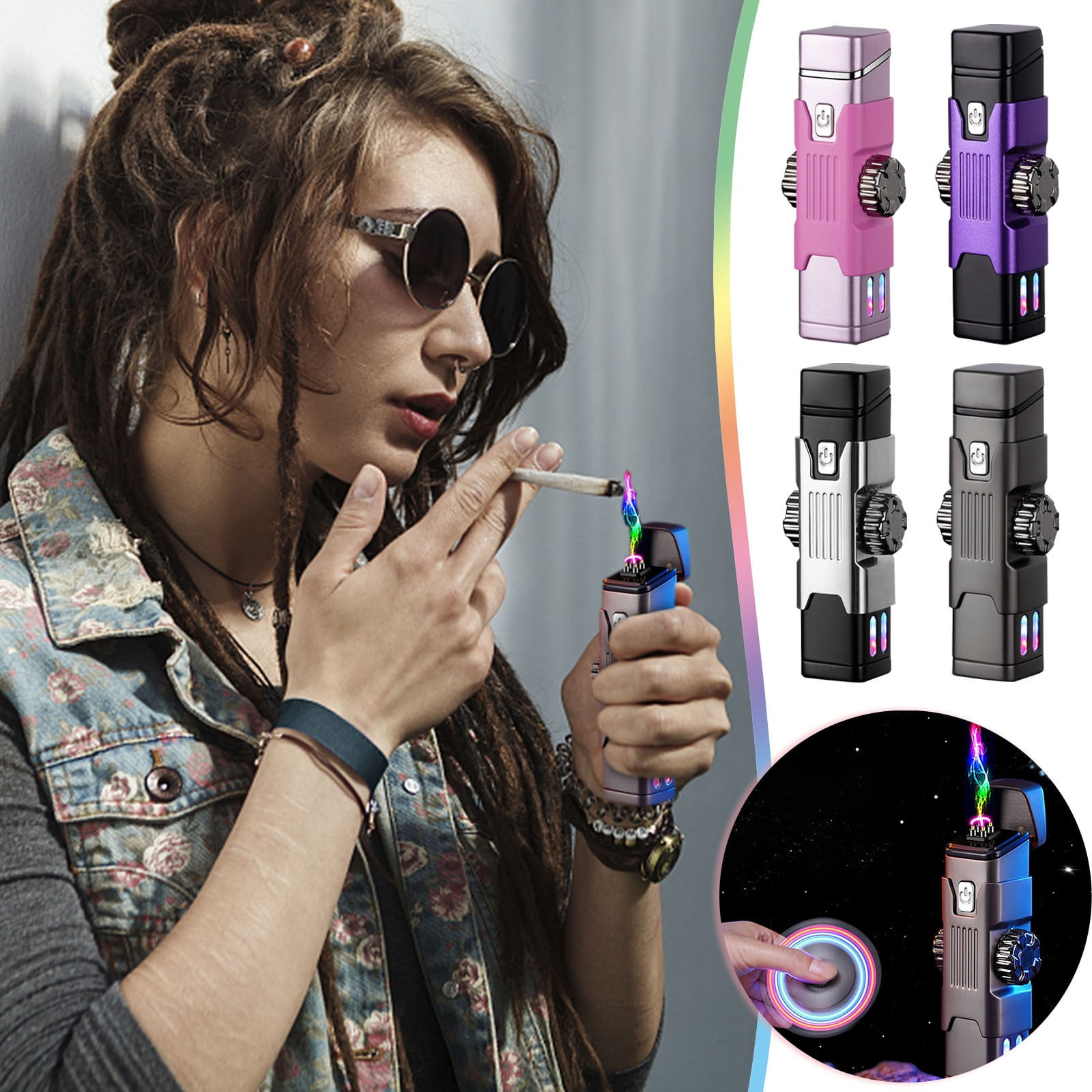 maxiaoxia Fingertip Lighter, New Qidian X15 Energy Column Intelligent ...