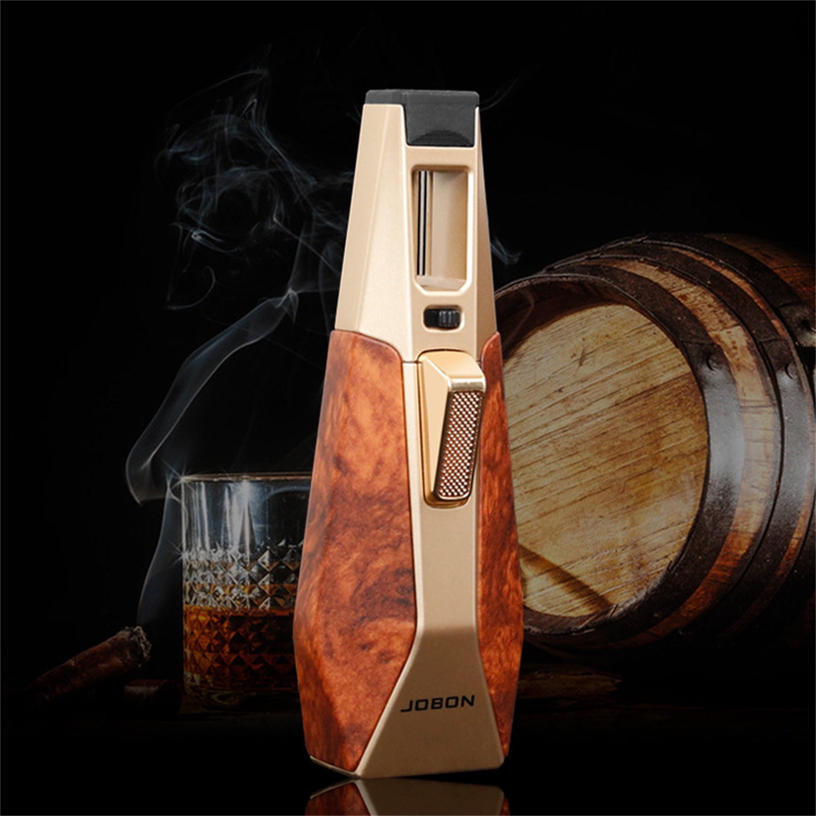 maxiaoxia Windproof Inflatable Lighter Direct Lighter Metal Blue Flame ...