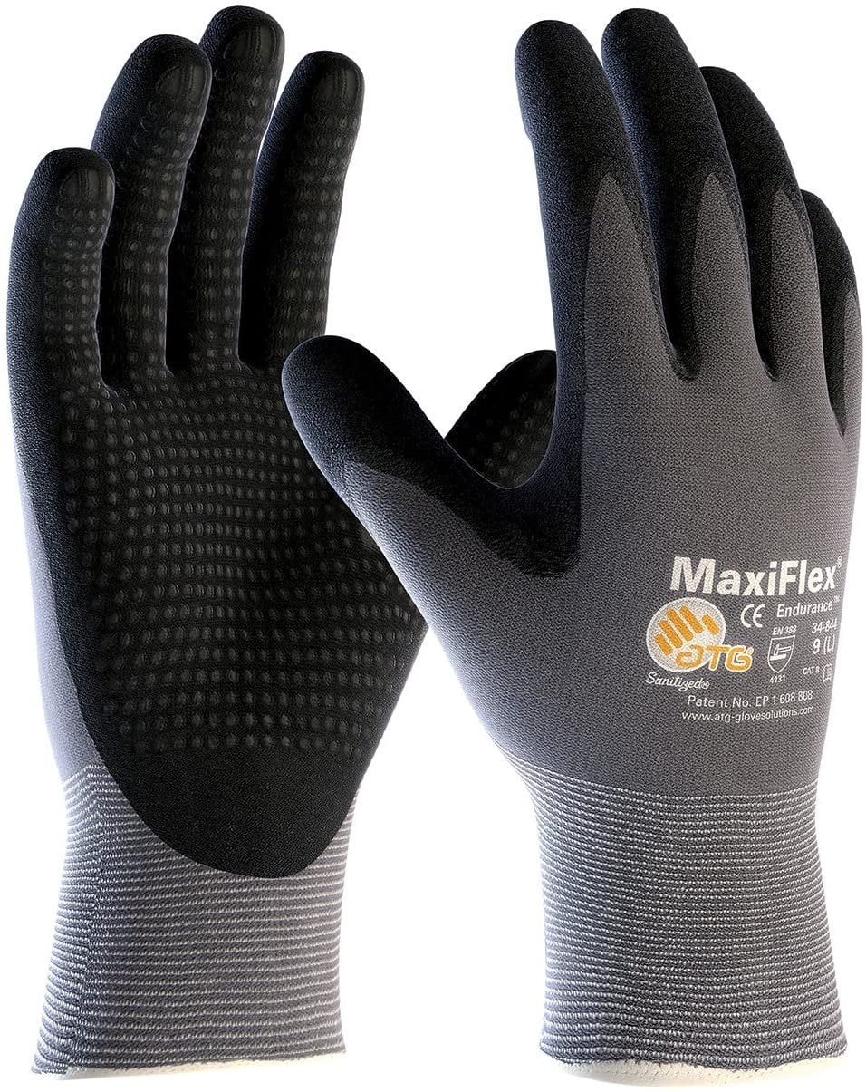 MaxiFlex Endurance Breathable Gloves, 3 Pair Pack, XLarge, Micro-Foam ...