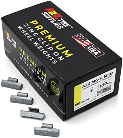 mc series hammer on zinc wheel weights coated (0.50 oz) box of 100 pcs ...