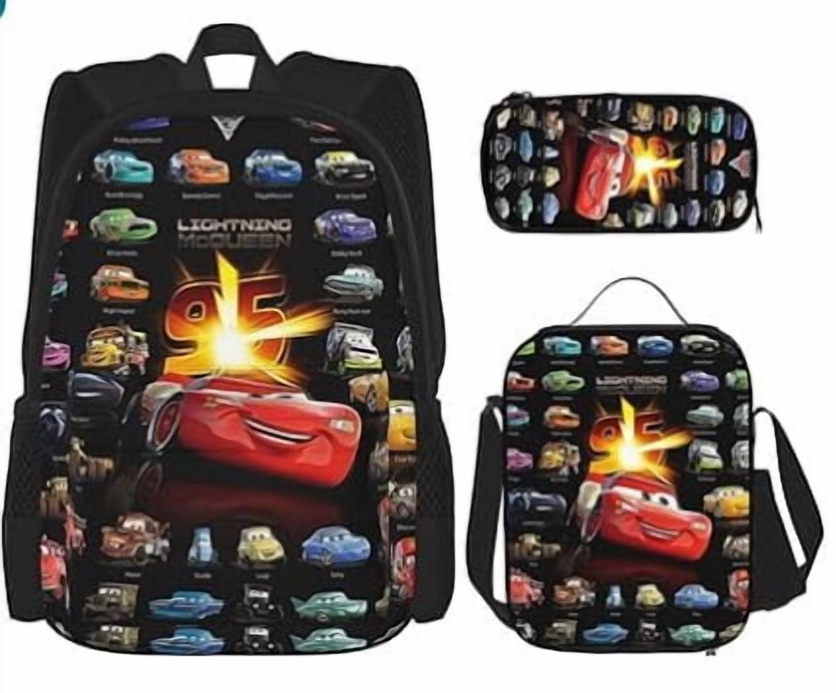 mcqueen Backpack for Adjustable Straps Front Pocket Daypack Backpacks ...