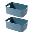 mdesiwst 2Pcs Desktop Storage Boxes Stationery Storage Bins with ...